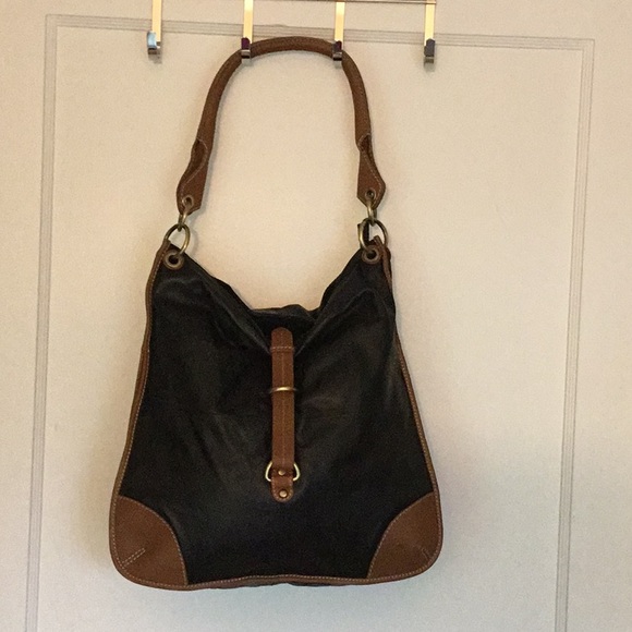 Nina Bossi | Bags | Nina Bossi Black Leather Satcheltote Bag | Poshmark